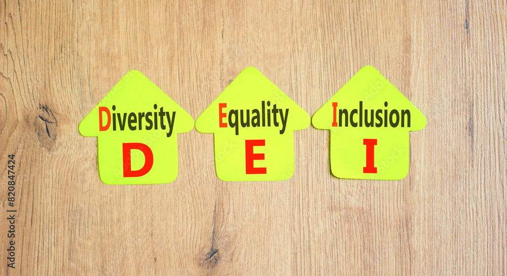 DEI diversity equality inclusion symbol. Concept words DEI diversity ...
