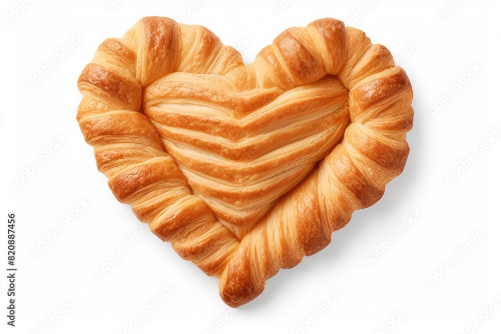 Palmiers Pastry, Palm Heart, Sweet Braided Elephant Ear Isolated ...