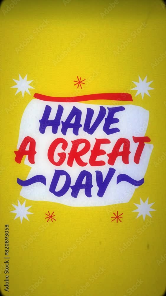 Have a Great Day quote - Hand Lettered vintage grocery store signage ...
