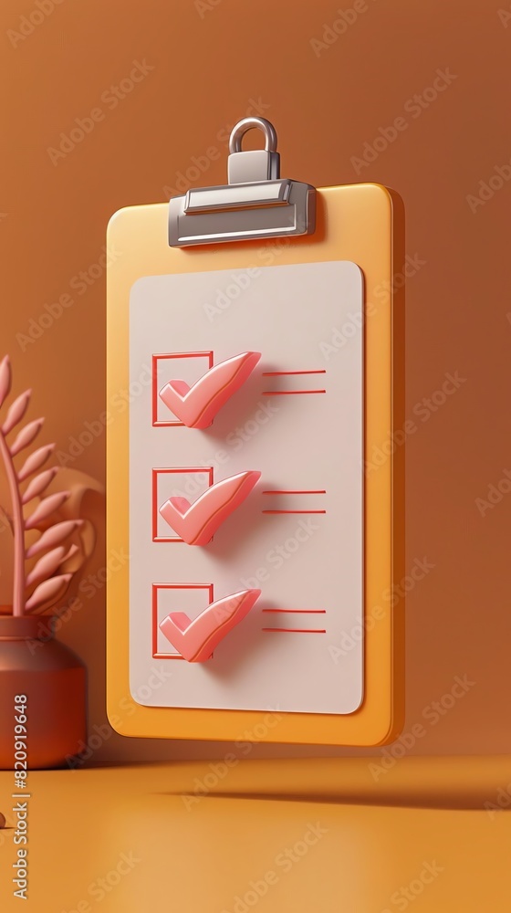 Ad Performance Review A 3D clipboard with checkmarks and RPM data Stock ...