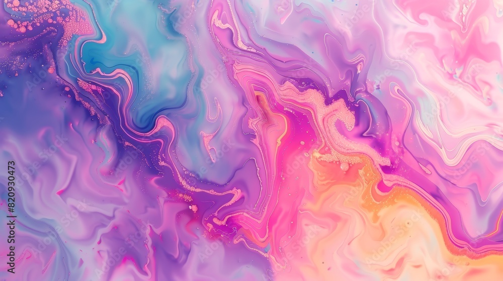 abstract pastel color mix with crayon style creating a topographical ...