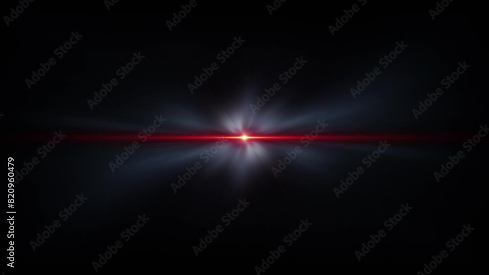 Abstract beautiful loop glow center optical lens flare light shine rays ...