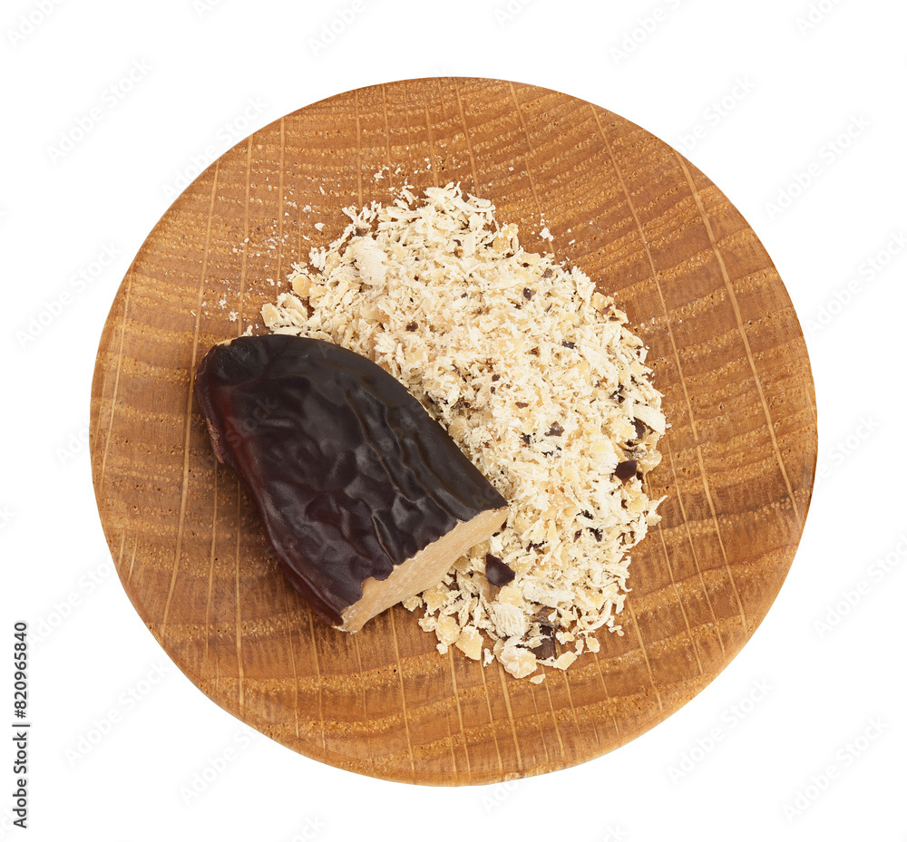Tonka bean isolated on white background with full depth of field. Bean ...