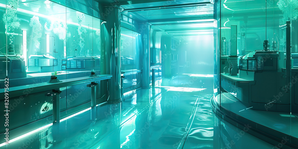 Aquamarine Underwater Research Station: Showing a research station ...