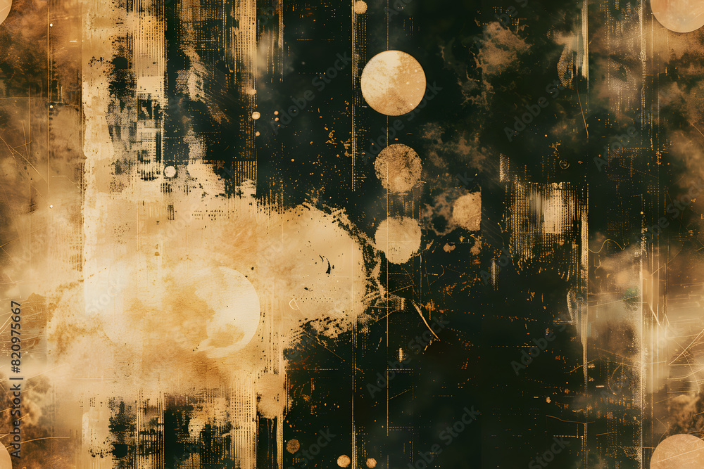 vintage distressed old photo light leaks streaks aberrations dust and ...