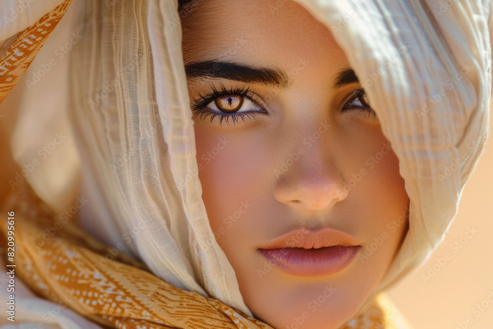 An Arabian woman advocating for natural beauty from the desert ...