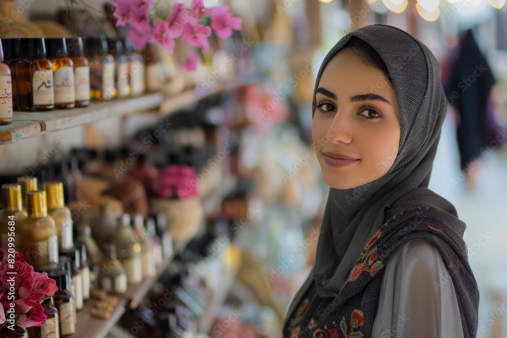 An Arabian woman advocating for natural beauty from the desert ...