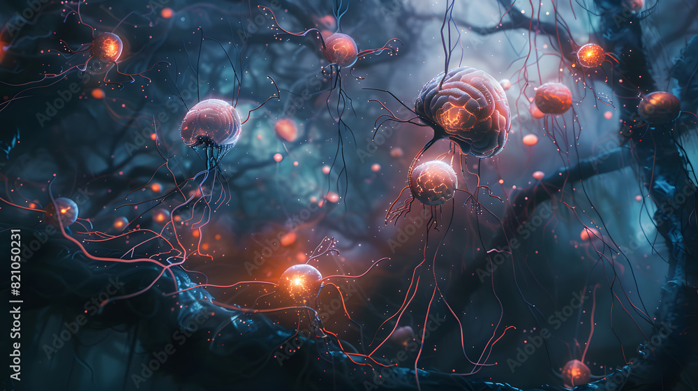Neurological Nexus: A surreal representation of neurology as a ...
