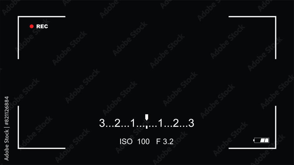 Video Recording frame layout viewfinder, Camera viewfinder, Video ...