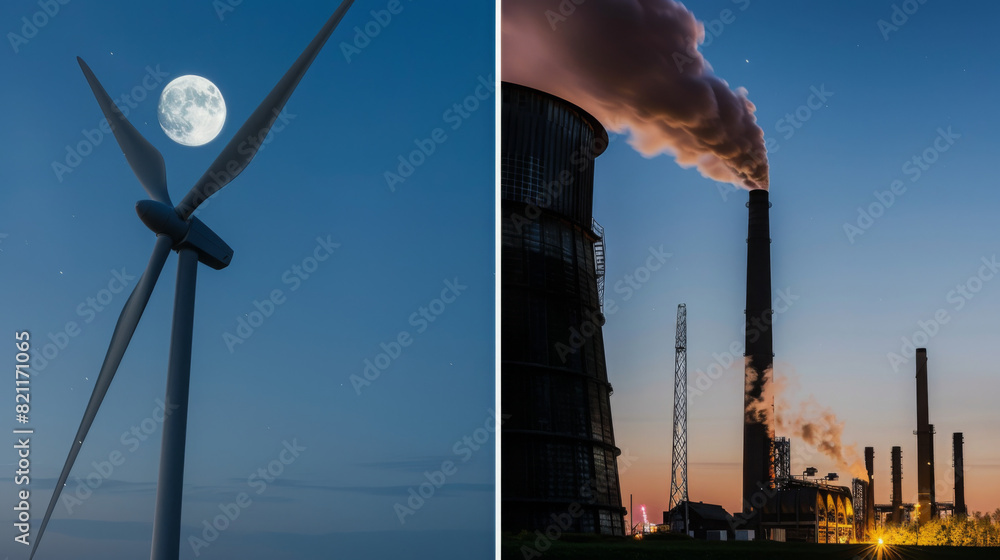 award winning photography, billboard advertisement, Renewable Energy vs ...