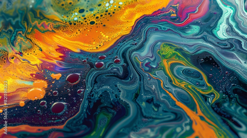 Modern concept art featuring a topographical map effect with random ...