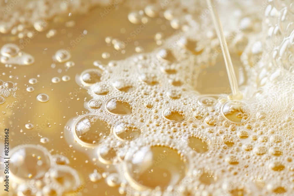 Macro Photo of Yeast Activating in Warm Water - A Scientific Look Into ...