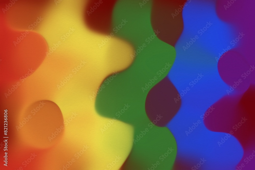 Pride month celebration, gay couple lesbian LGBTQ gender gradient shape ...