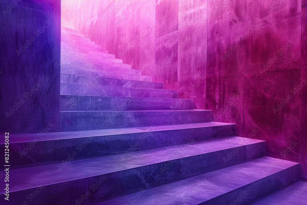 Parallelograms with gradients transitioning from light lavender to deep ...