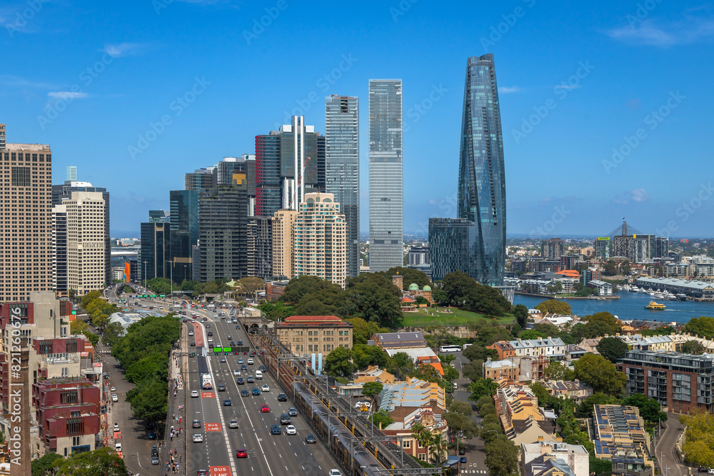 Panoramic Exposure of the Sydney Harbour one of the most famous tourist ...