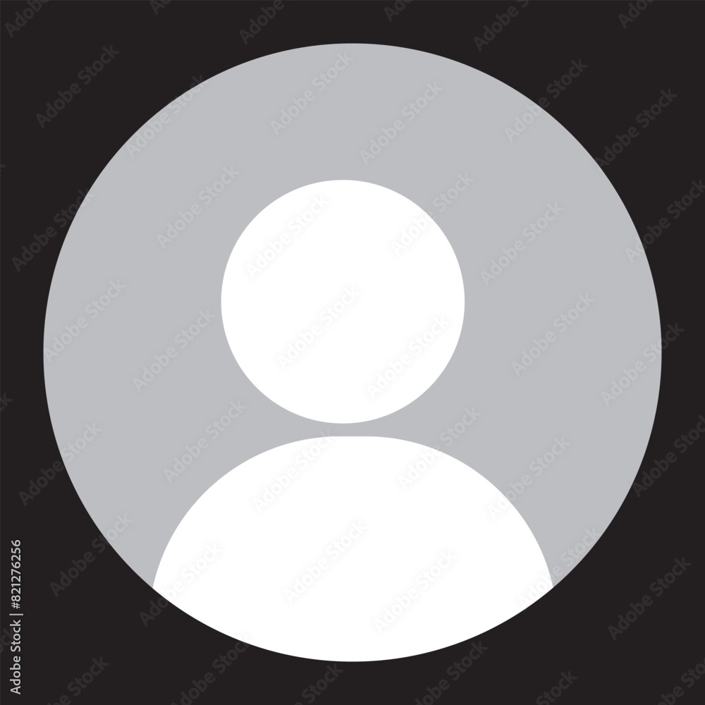 User icon, symbol in flat style. User icon, silhouette, vector design ...