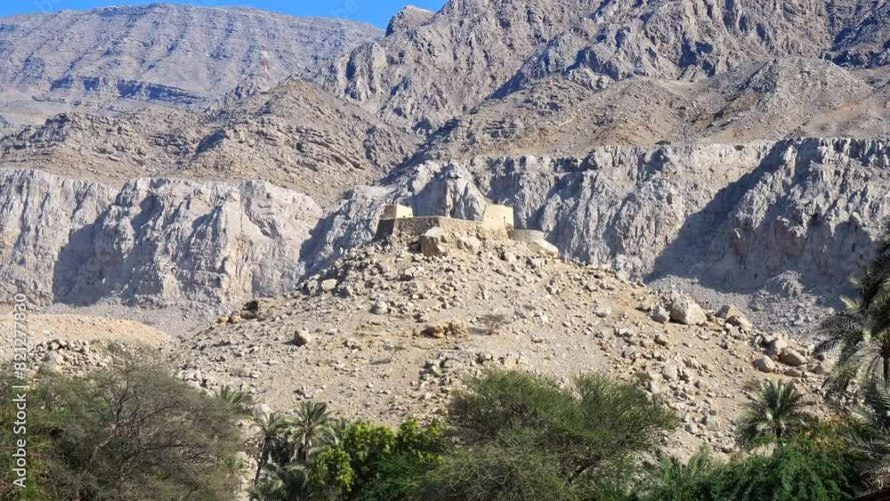 Ancient forts and fortresses of the Arabs, United Arab Emirates Stock ...