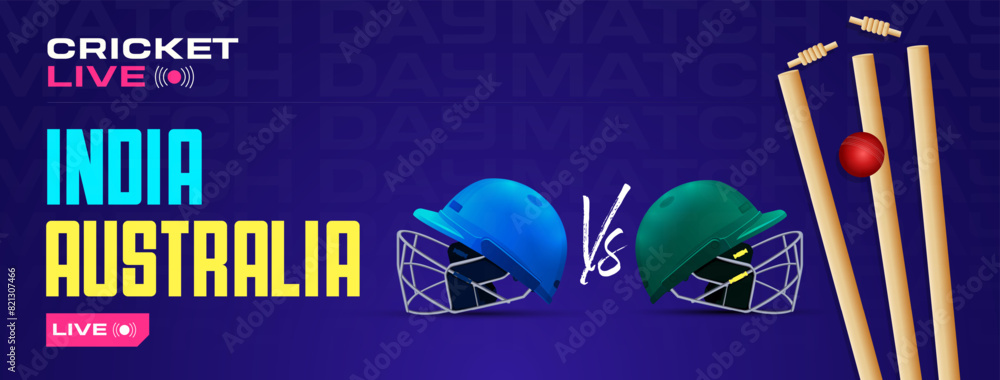 illustration of Cricket Sports Social Media Poster, Cricket Banner ...