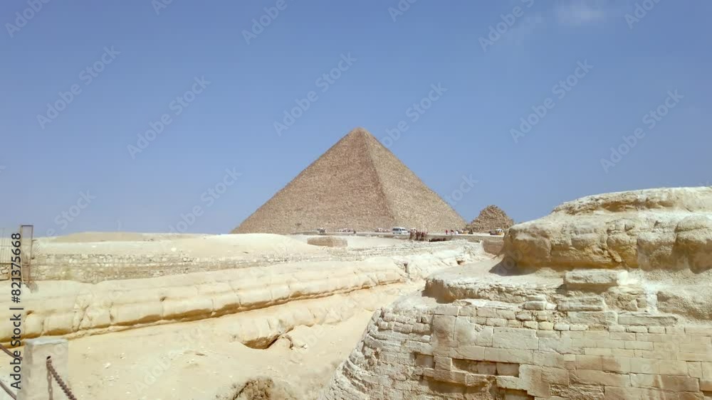 Revealing the Great Pyramid of Giza. Giza pyramid complex in the ...