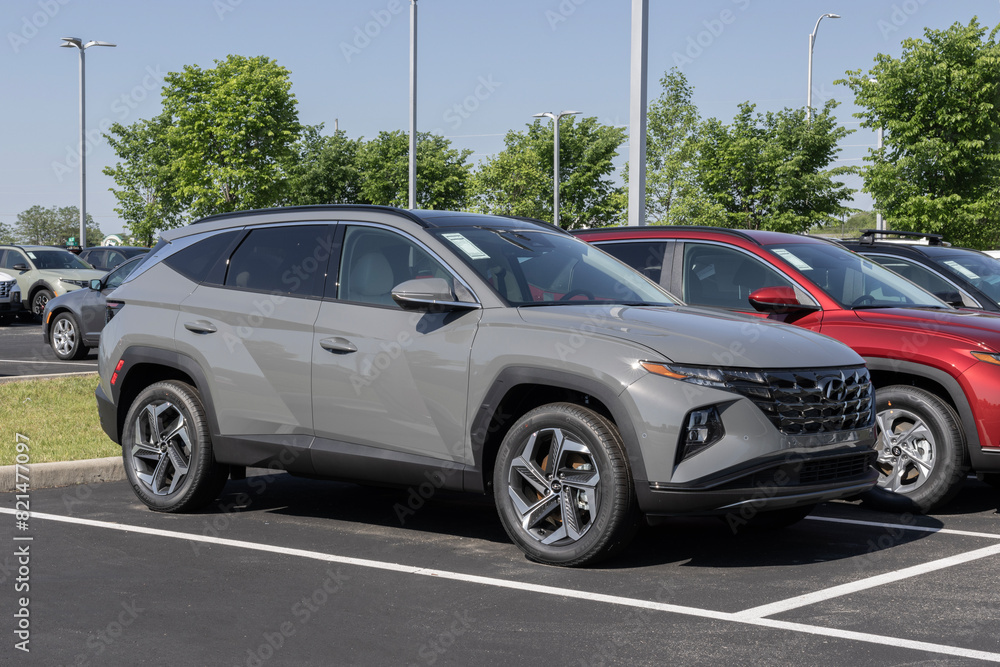 Hyundai Tucson Limited display at a dealership. Hyundai offers the ...