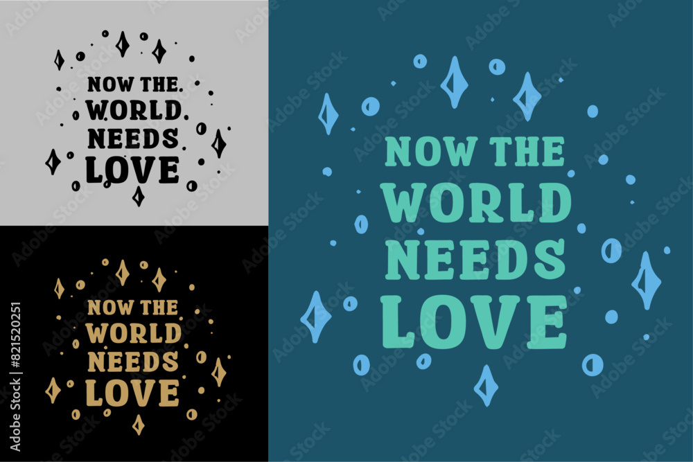 Now the world needs love lettering card. Valentine's Day quotes ...