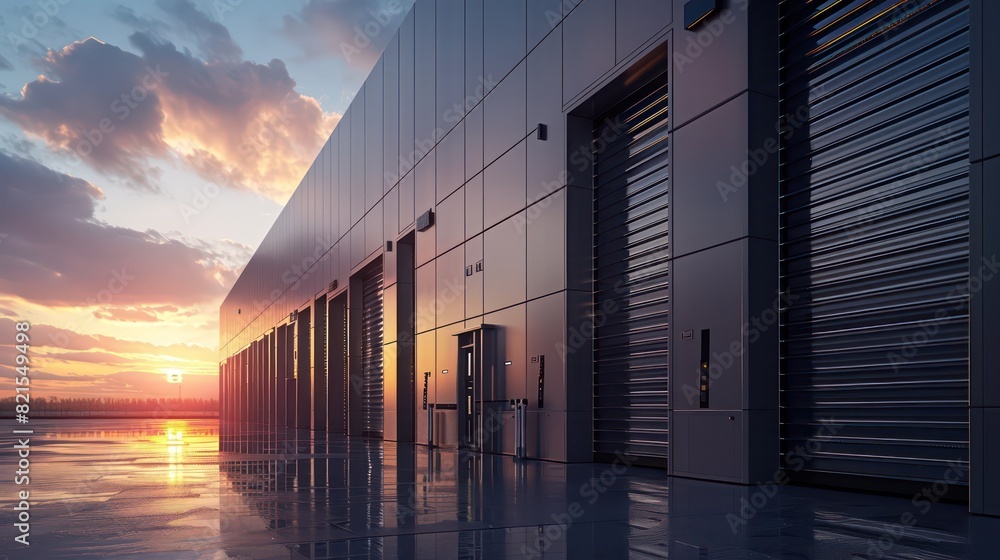 wallpaper of a modern building for data center Stock Photo | Adobe Stock