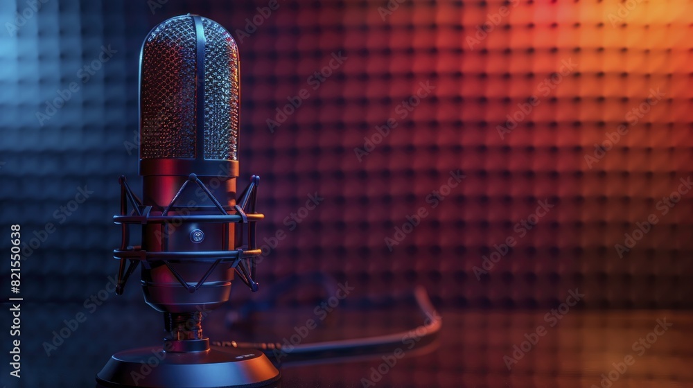 Foto de Voice tone modulation side view - Adjusting the pitch and tone ...