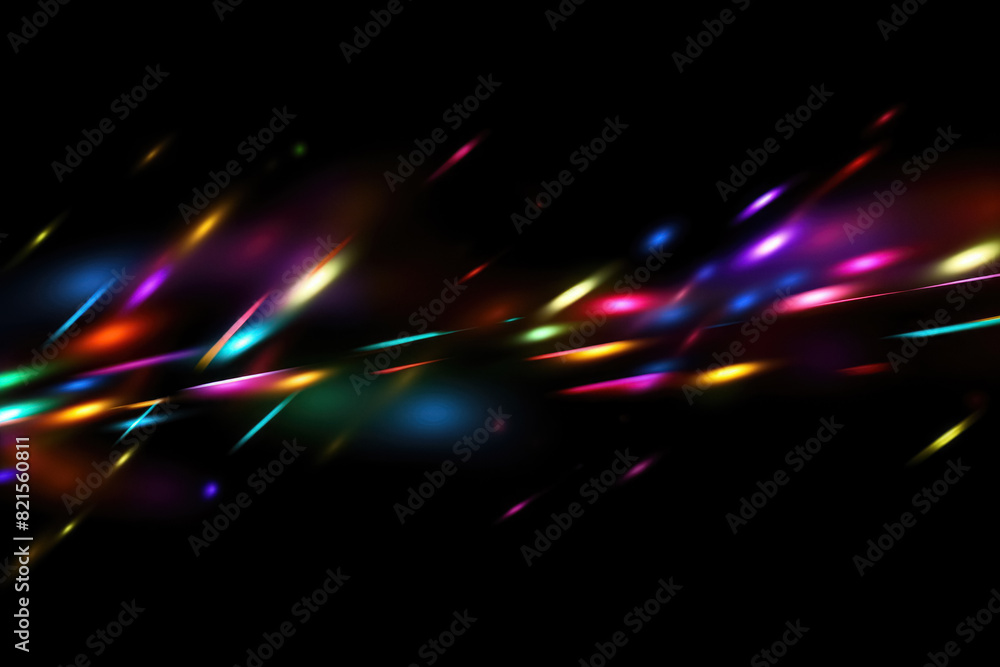 Kaleidoscopic Light Streams Effect Photo Overlays - Perfect for Adding ...