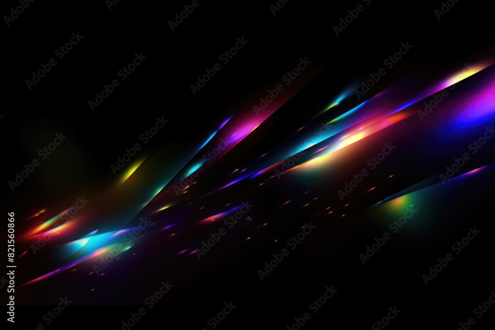 Kaleidoscopic Light Streams Effect Photo Overlays - Perfect for Adding ...