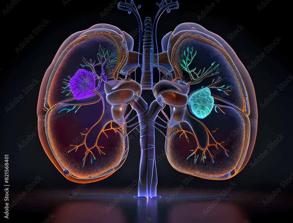 Cinematic Hologram of Chronic Kidney Disease Anatomy with Interactive ...
