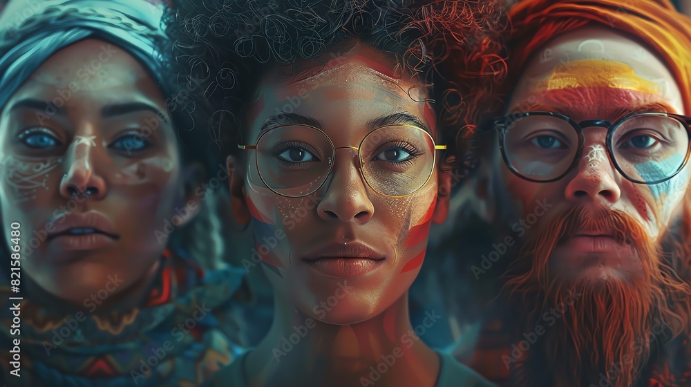 Design a realistic visual of crosscultural communication, showcasing ...