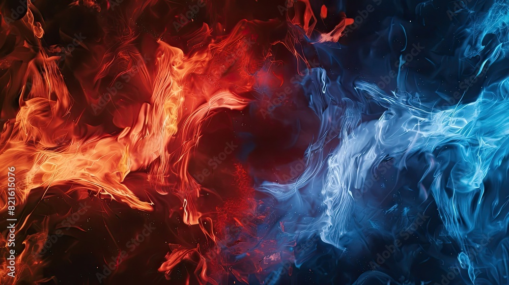 red and blue battle lightning background Stock Illustration | Adobe Stock