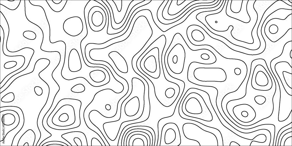 Topographic map background with geographic line. Line topography map ...