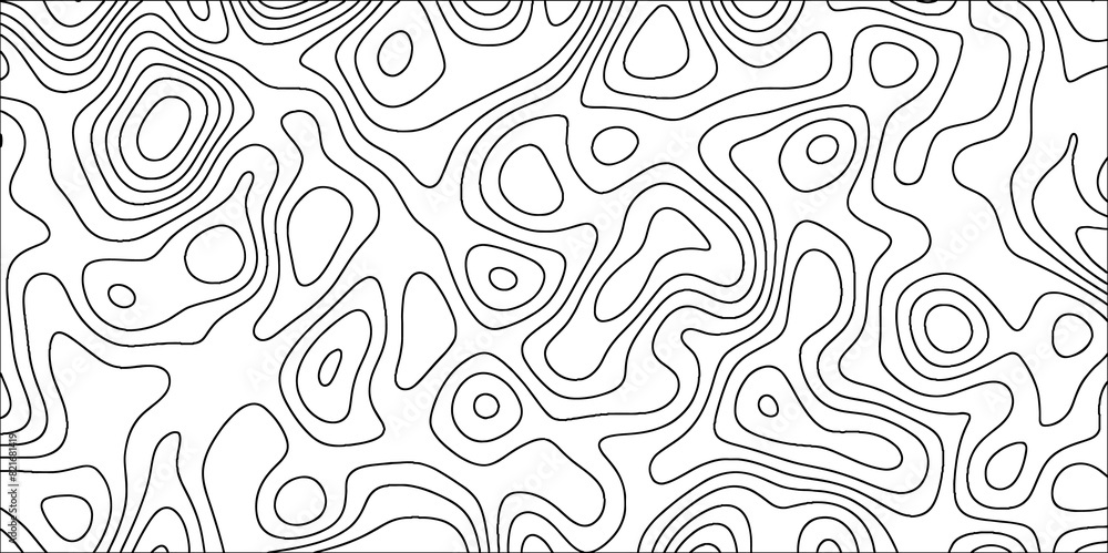 Topographic map background with geographic line. Line topography map ...