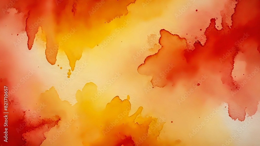 Gradient red and yellow color luxury background with smooth splash ...