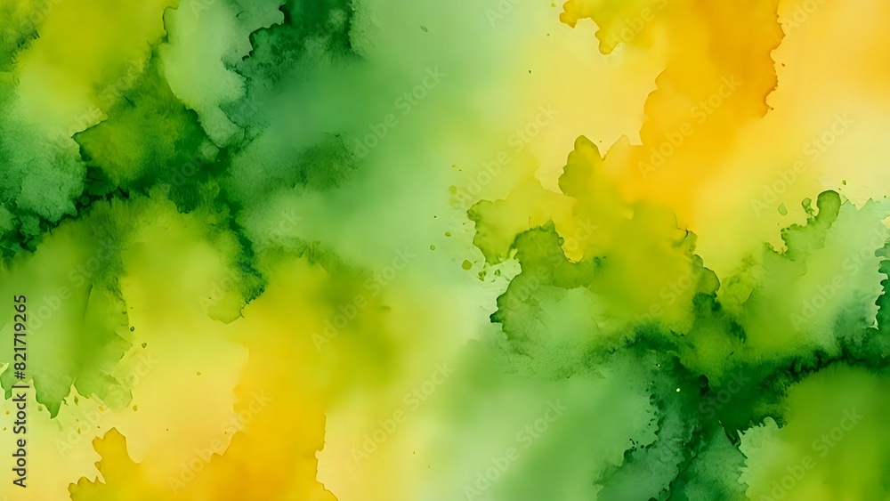 Gradient green and yellow color luxury background with smooth splash ...