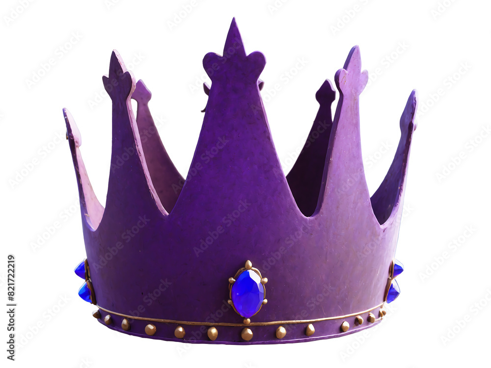 purple queen crown isolated transparent background png .png Stock ...