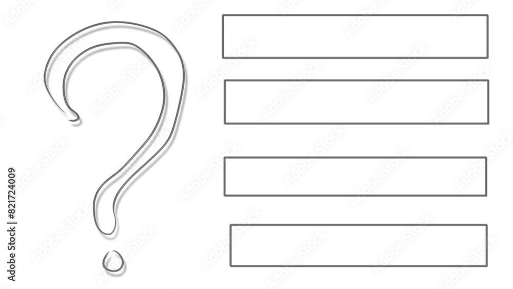 Cartoon question mark changes next to non-moving cells to insert texts ...