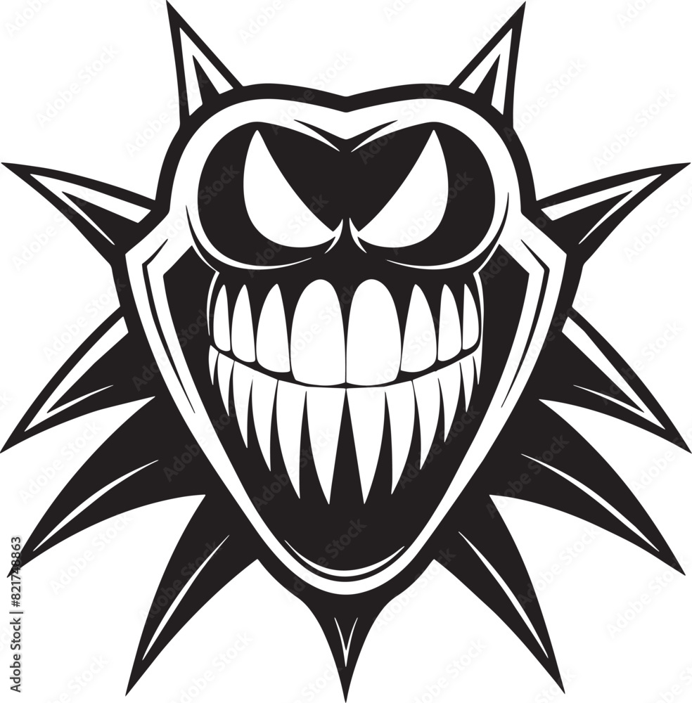 Monstar cartoon illustration isolated on white background Stock Vector ...