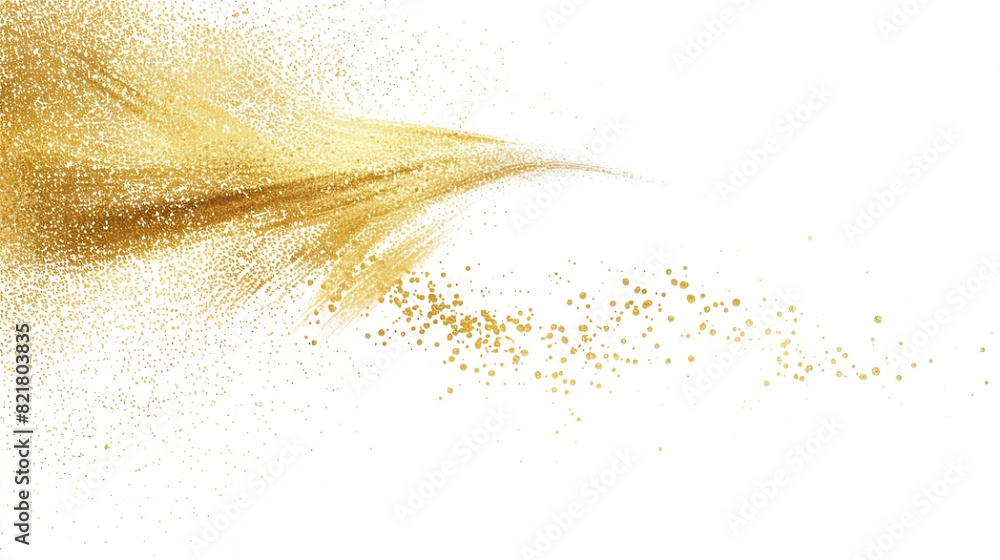 Gold sparkle splatter border. Gold Foil Frame. Gold stars random luxury ...