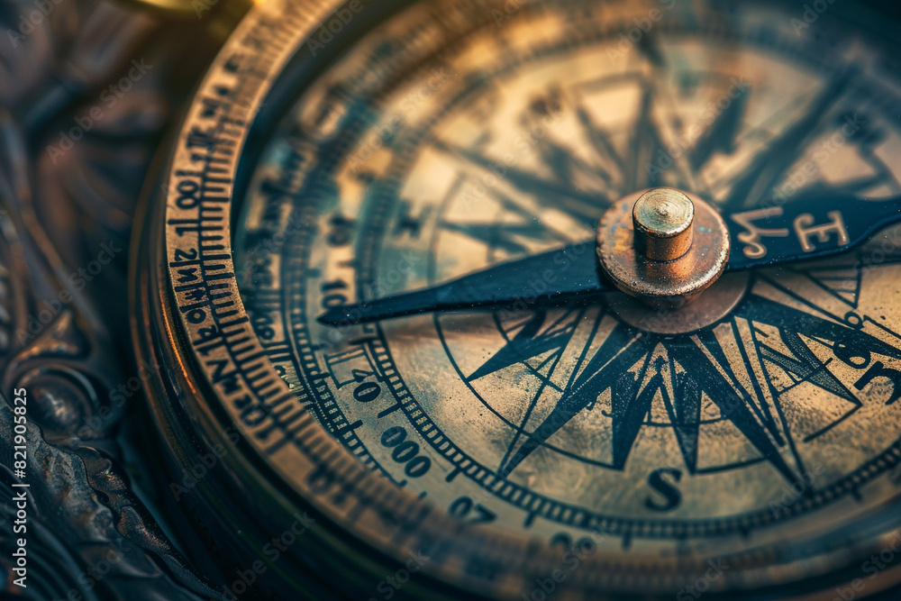 The Leadership Compass, A compass with leadership qualities instead of ...