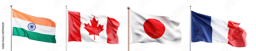 Countries flag png on transparent background Stock Photo | Adobe Stock