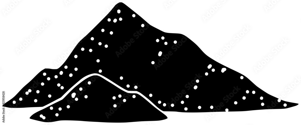 sand illustration beach silhouette shovel logo summer icon vacation ...