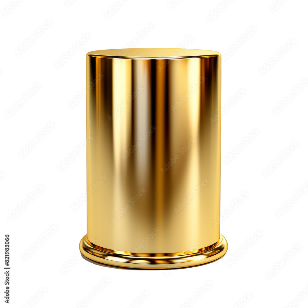 Golden Cylinder Hays Isolated on Transparent Background, PNG, Cut Out ...