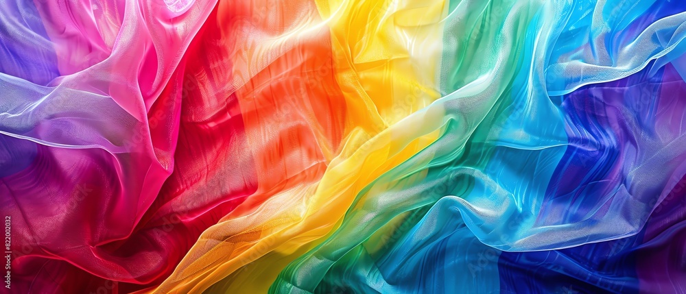 Rainbow Pride Flag in conference and convention booths for LGBT ...