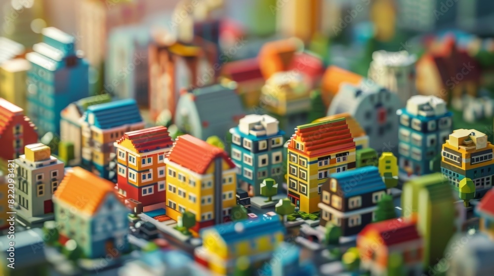 A city made of blocks but not your typical Legos these are blockchain ...