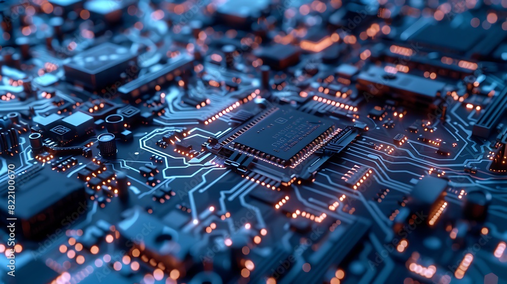 Computer board hardware motherboard microelectronics server cpu chip ...