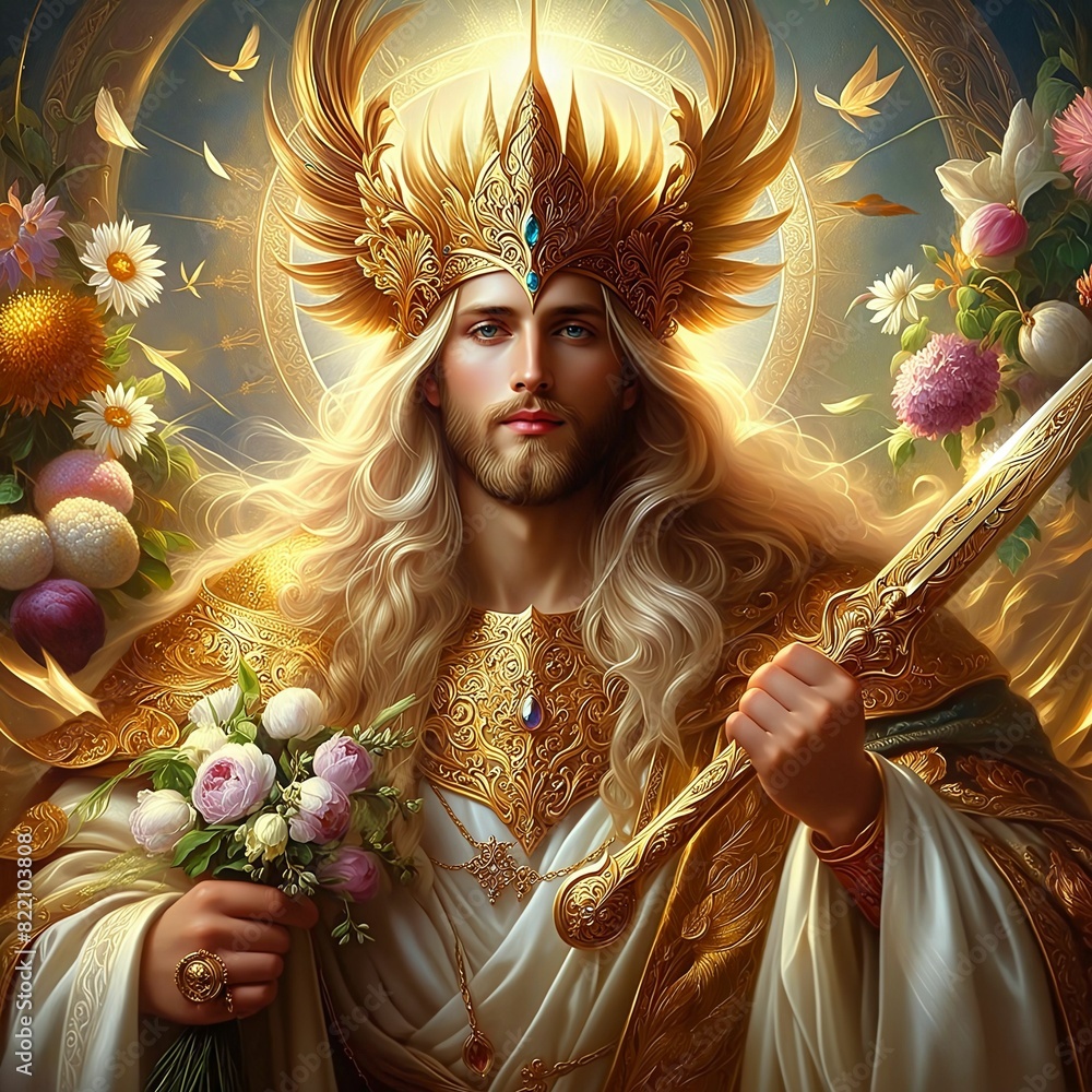 Baldr, the Norse god of light and purity known for his beauty and ...