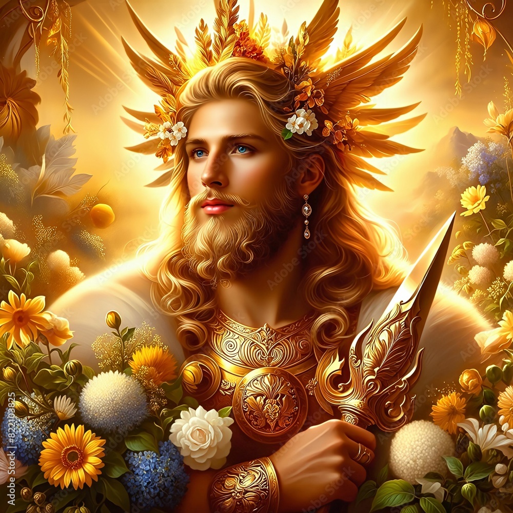 Baldr, the Norse god of light and purity known for his beauty and ...