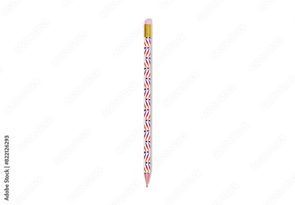 Hexagonal Pencil Mockup Stock Template | Adobe Stock